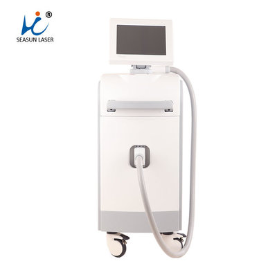 Painless Triple Wavelength Diode Laser Machine , Laser Hair Machine Vertical