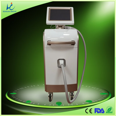Medical Laser Hair Devices CE Certification , Vertical Laser Epilation Machine