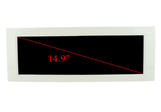 15 Inch HD Decoding LCD Ad Player ,  USB SD Card DC 12 Volt Lcd Advertising Display