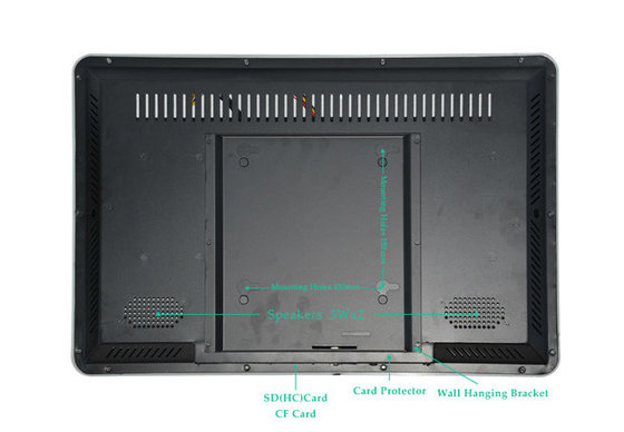 19 Inch External Button LED Advertising Display , USB SD Wall Mounted Digital Signage