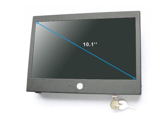 10 inch Outdoor Motion Sensor LCD Advertising Display Waterproof 1024x 600