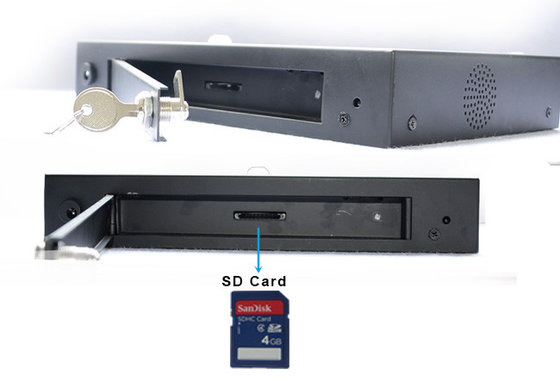 10 inch Outdoor Motion Sensor LCD Advertising Display Waterproof 1024x 600