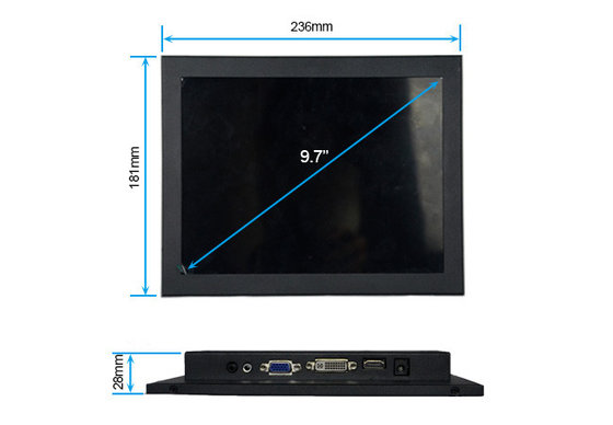 Matel Mini LCD Monitor VGA DVI HDMI 9 inch 12V LED TV Monitor