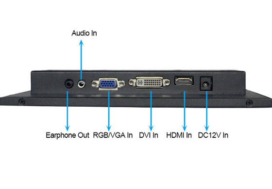 HDMI VGA DVI HD Lcd Monitor , 15 inch 1080p Wall Mounted Computer Monitor