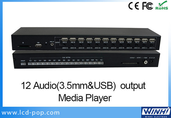 Auto Loop Play Advertising Sd Card USB Media Player For Tv Definition Audio