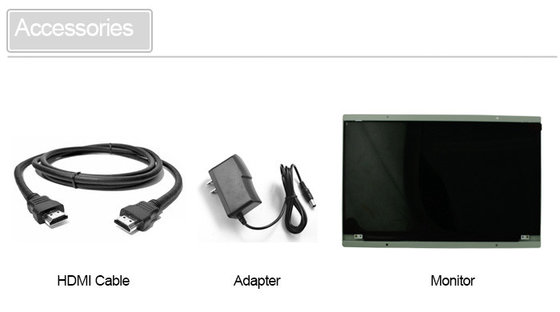 15.6&quot; tft lcd display 16:9 open frame full hd vga metal case monitor lcd monitors display
