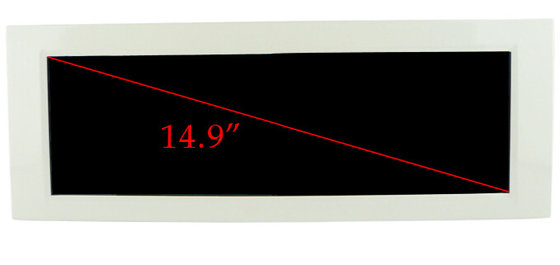 Home 14.9 Inch TFT LCD Advertising Display Screens Signage With Decoding Split Screen