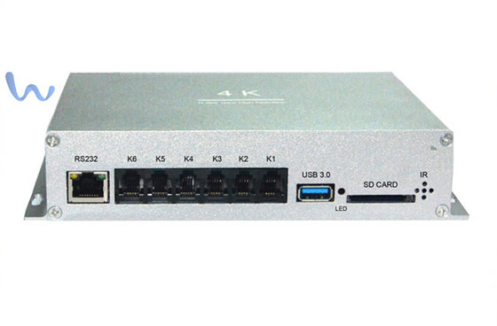4096 × 2160 UHD H.265 Android Network Media Player USB SD Optical COAX RJ45 RS232