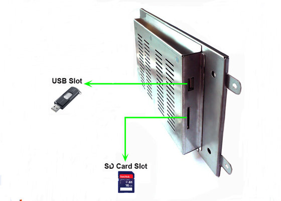 10.1in TFT LCD Digital Signage Display Screens 1080p With Motion Sensor