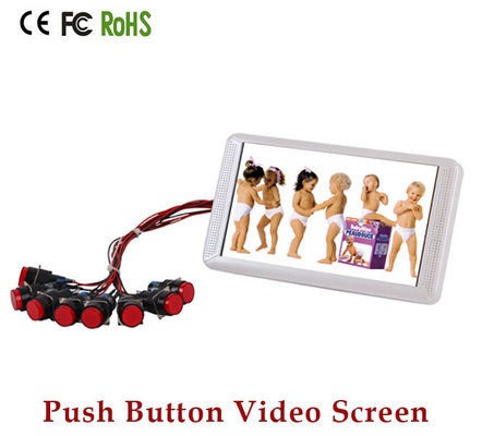 Indoor TFT  USB SD Card Monitor Shelf Edge LCD TV Advertising Display Screens For Museum