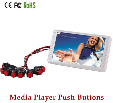 Indoor TFT  USB SD Card Monitor Shelf Edge LCD TV Advertising Display Screens For Museum