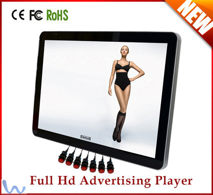 1920 x 1080 Bluetooth LCD Display , Advertising Digital 3.5 Hdd Media Player