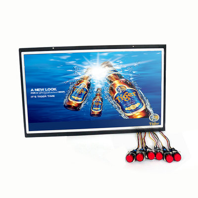 15.6 Inch Open Frame LCD Monitor , HD LCD Advertising Display with VGA HDMI port