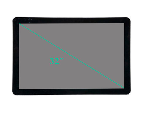 Wall Mounted Android Network Media Player 32 Inch Touch Screen Monitor LED LCD Display