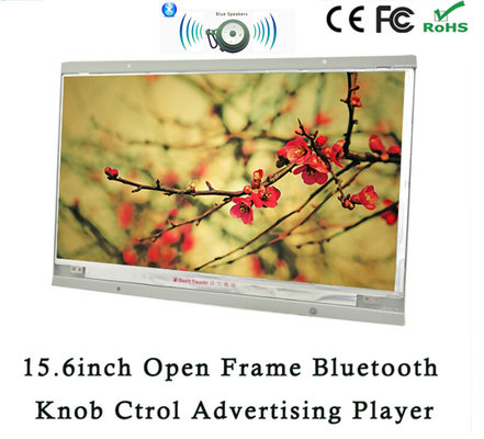 Open Frame Advertising Display 15.6inch 1920*1680, digital optical out  Knob Control 5.1 Digital Audio Decoder