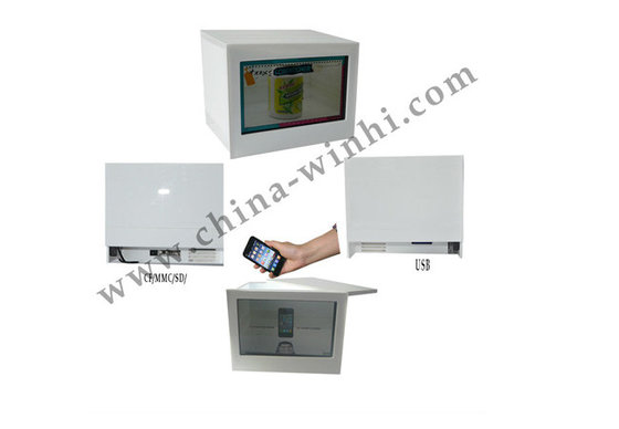 Auto-play One key copy Vertical display Advertising products ,7 Inch Transparent LCD Display