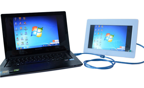 10 Inch HD Mini USB LCD Display Link  27.4 * 18.7 * 2.3cm ,Mirror / Extend screen Monitor
