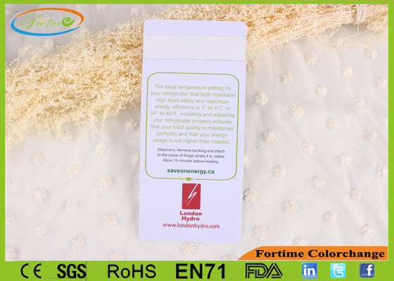 Liquid Crystal Household Fridge Freezer Thermometer Sticker 0℃ - 12℃