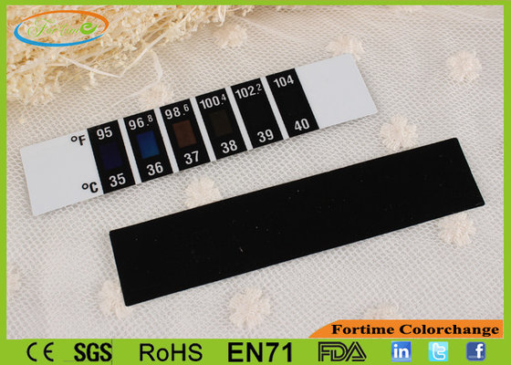 Easy To Read Forehead Thermometer Strip Temperature Stickers 35℃ ~ 40℃
