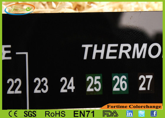 High Accuracy PET LCD Thermometer Strip For Wine / Beer / Room Labels