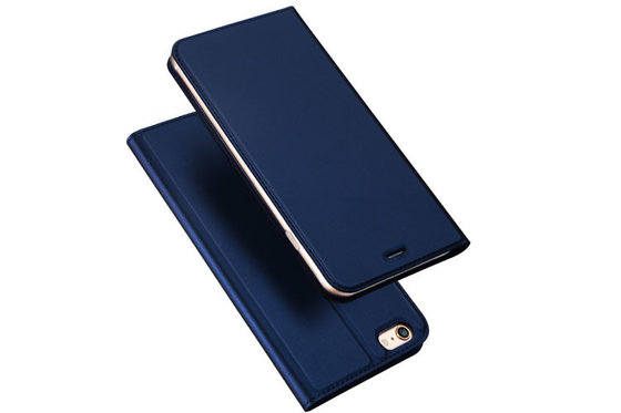 Dark Blue Iphone 6s Protective Cases , Shockproof Flip Phone Case For Iphone 6