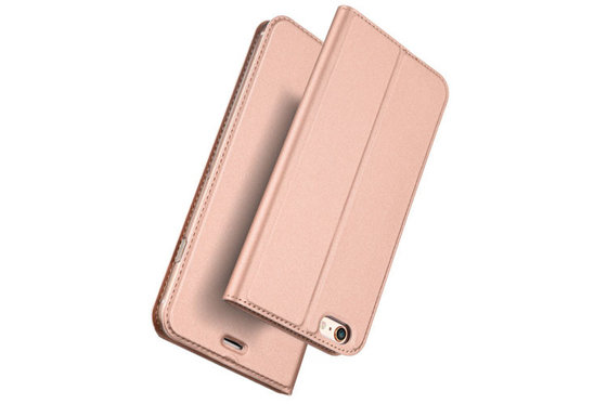 Rose Gold Iphone 6s Flip Phone Case Magnet , Iphone 6 Leather Case With Card Holder