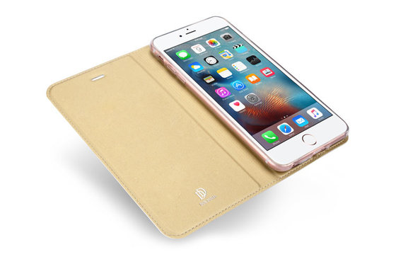 Thin IPhone Protective Cases Magnet Bracket Smooth PU Leather For IPhone 5