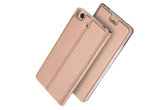 Rose / Gold PU Leather Xiaomi Mi5s Phone Case Magnetic Card Holder Shockproof