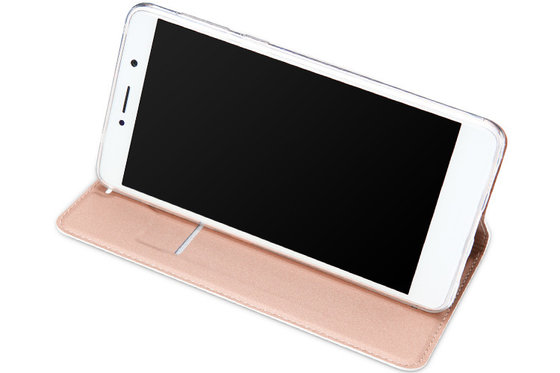 PU Leather Xiaomi Phone Case Rose / Gold Card Holder Magnetic For Redmi 4