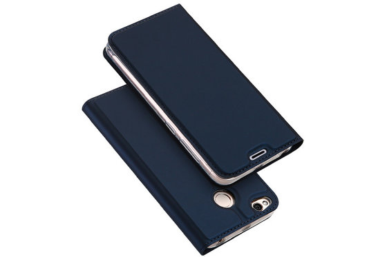 Blue Xiaomi Phone Case Redmi 4X Shockproof Card Holder Stand Function