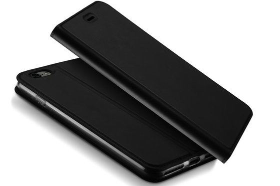 Professional Black Apple Iphone 7 Phone Case Magnetic Stand Card Pocket