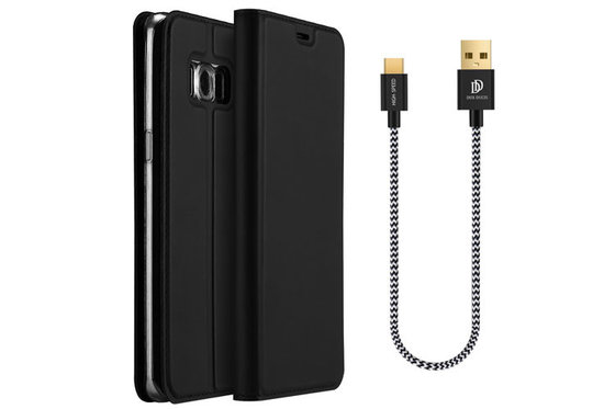 Soft Galaxy S8 Phone Case With Card Slot , Shockproof Magnetic Galaxy S8 Flip Cover