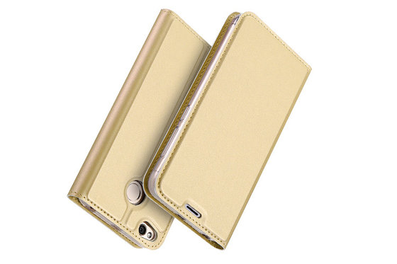 Gold Xiaomi Redmi 4x Phone Case , Redmi Note 4 Mobile Cover With PU Leather Material