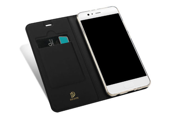Protective Flip Phone Case Magnetic Huawei P10 Case With Type C Cable