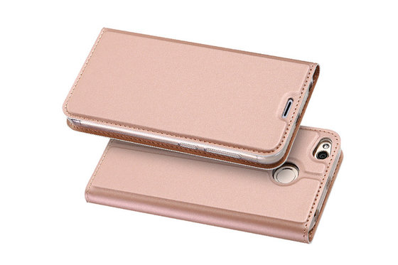 Rose / Gold Xiaomi Phone Case PU Leather Card Slot Magnetic For Redmi 4X