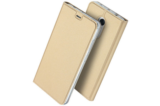 PU Leather Xiaomi Phone Case Redmi Note 4X Gold Card Slot Magnetic