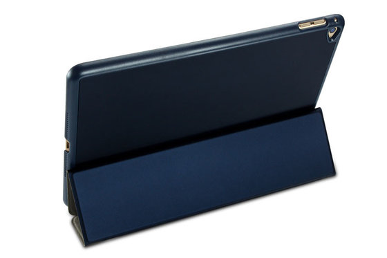 Professional Slim IPad Protective Case PU Leather Blue Apple Ipad Air Case