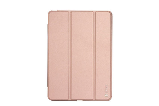 Personal Design Pink IPad Protective Case PU Leather Slim With Hard Plastic Back Cover
