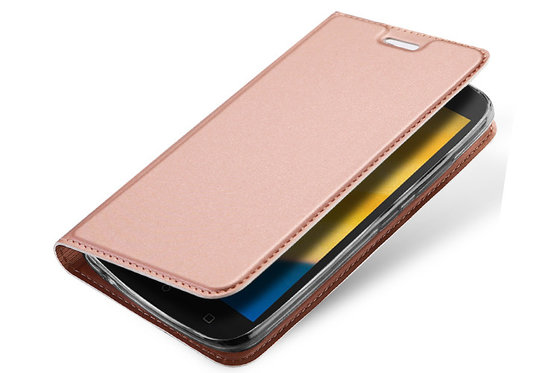 MOTO C Cell Phone Wallet Case Stand Function Card Holder Four Colors Optional