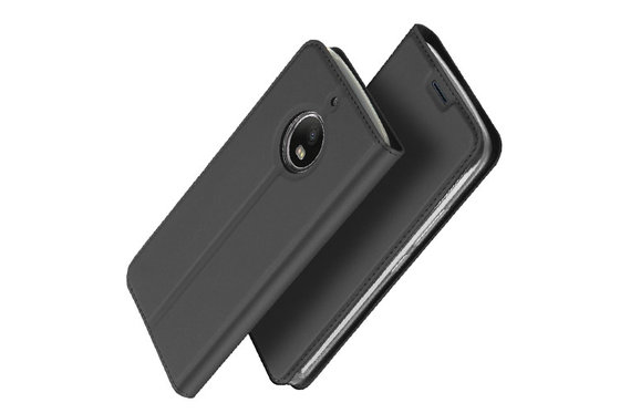 Durable PU Leather Cell Phone Case Wallet  Kickstand Magnets For MOTO E4