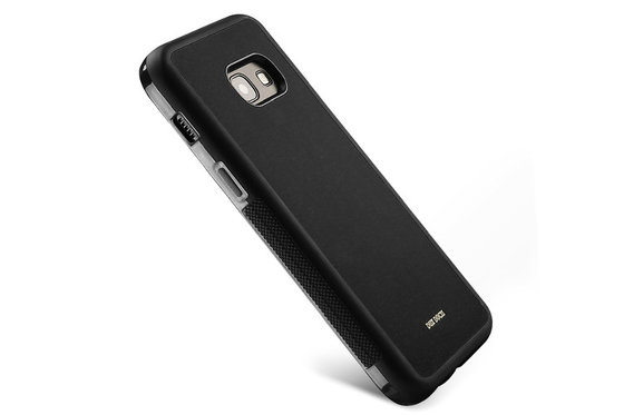 Durable Black Samsung Cell Phone Covers Black Color Galaxy A3 Wallet Case