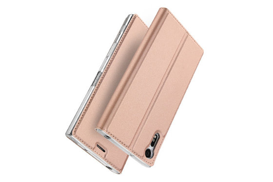 Personal Design Sony Phone Covers XZ PU Leather Rose Gold Stand Function