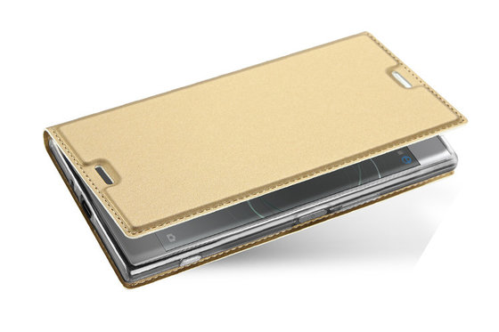 Luxury Gold Sony XZ Premium Case Stand Function PU Card Slot Magnets