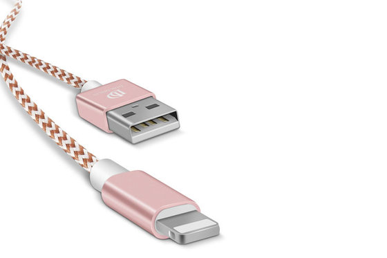 8 Pin Iphone USB Lightning Cable Pink Data Transfer Sync Fast Charge 100cm 20cm Lengths