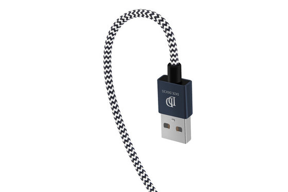 Nylon Braided Wire Micro USB Data Cable USB 2.0 Three Colors Options