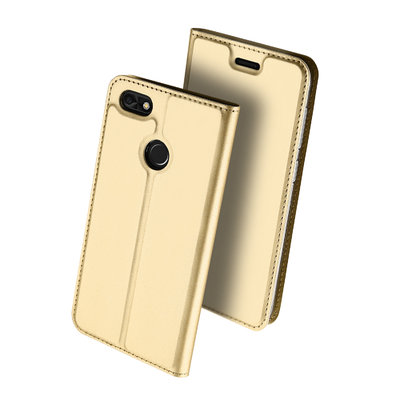 Mini Gold Huawei Phone Cases Protection Huawei P9 Lite Leather Case With Card Holder