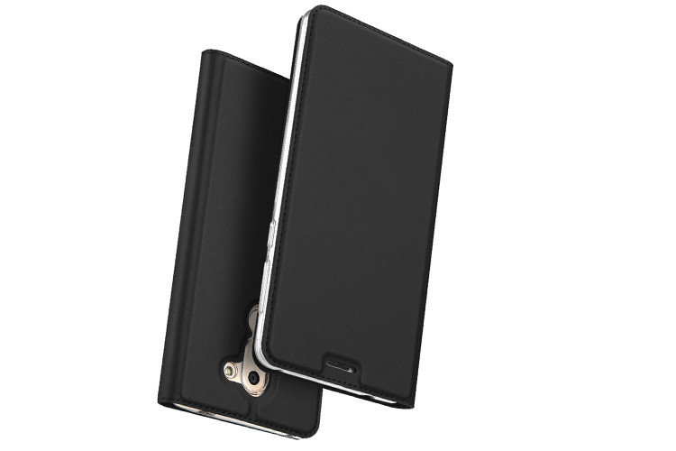 Black Xiaomi Redmi 4 Phone Cover , Shockproof Mobile Phone Flip Cover