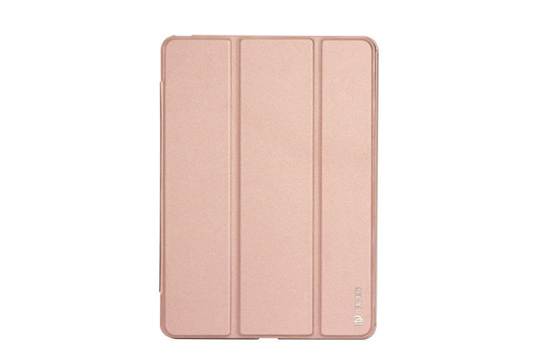 Personal Design Pink IPad Protective Case PU Leather Slim With Hard Plastic Back Cover