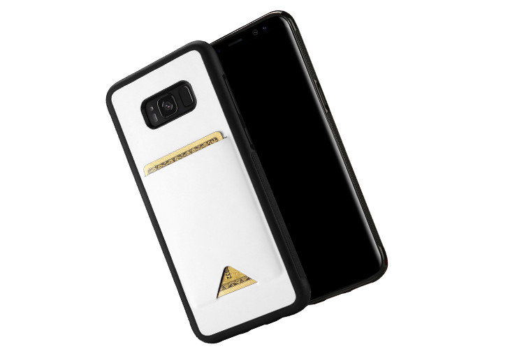 Simple Style White Samsung Galaxy S8 Plus Phone Cases Shock Resistence