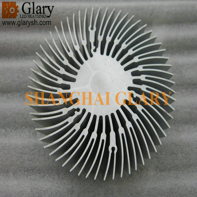 GLR-HS-1757 100mm round coolings, aluminum extrusion profile heatsinks